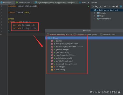 springboot整合lombok，快速开发实体类 springboot lombok data 实体类生成 csdn博客