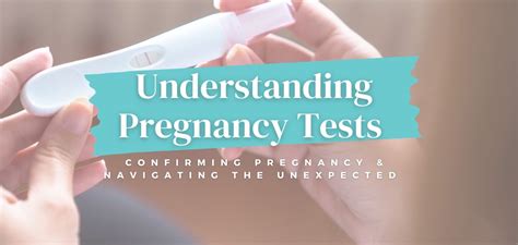 Understanding Pregnancy Tests Confirming A Pregnancy And Navigating The Unexpected Evas Place