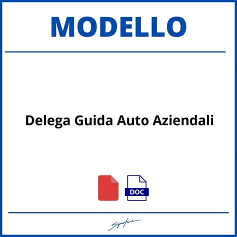 Modello Registro Utilizzo Auto Aziendale