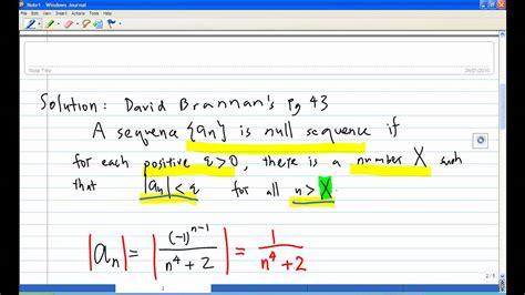 definition of null sequence youtube