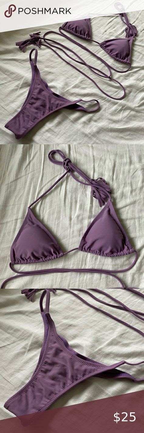 Purple Bikini 🍇 In 2020 Purple Bikini Bikinis Lavender Bikini