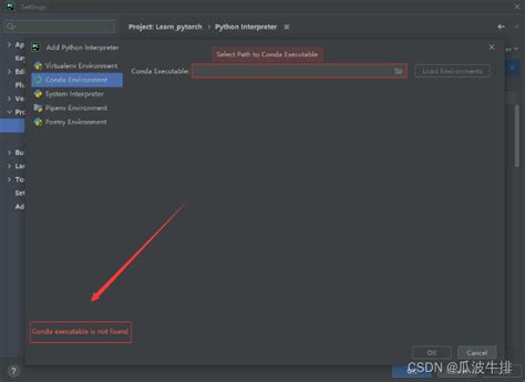 亲测有效新版Pycharm显示Conda executable is not found CSDN博客