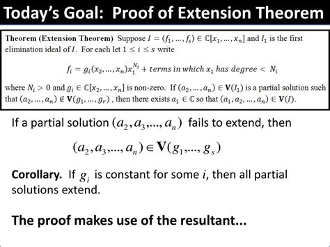 ppt today s goal proof of extension theorem powerpoint presentation id 1916943