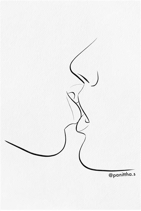 Panitthas Illustrators On Instagram Kiss Illustration How To Line Lips