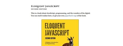 eloquent javascript 2nd edition a modern introduction to programming