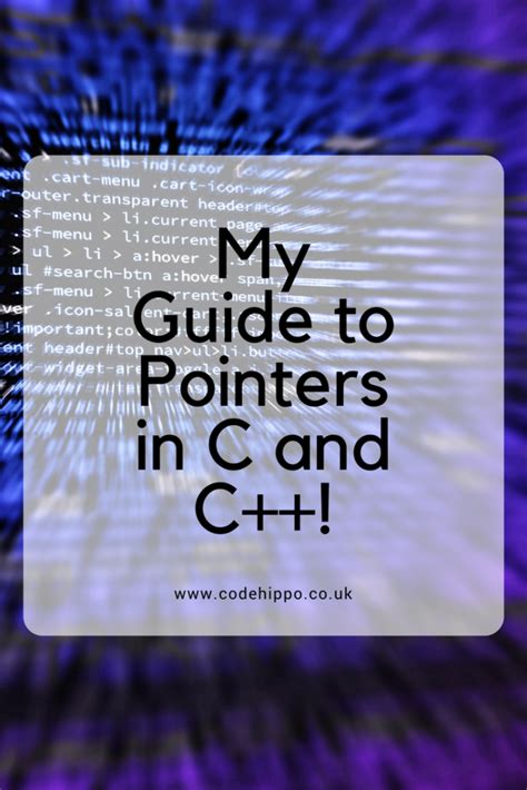 my guide to pointers in c and c c programming book c programming programming tutorial