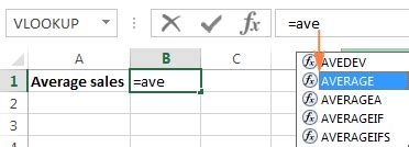 How To Create Formulas In Excel