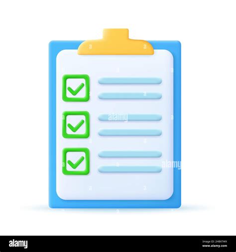 Clipboard And Check Marks Stock Vector Image Art Alamy