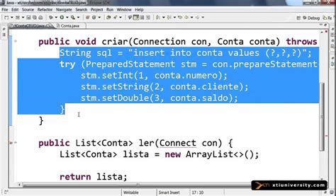 curso de java jse 112 jdbc crud create read update e delete youtube