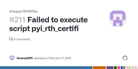 Failed To Execute Script Pyi Rth Certifi Issue 211 Sharppy SHARPpy