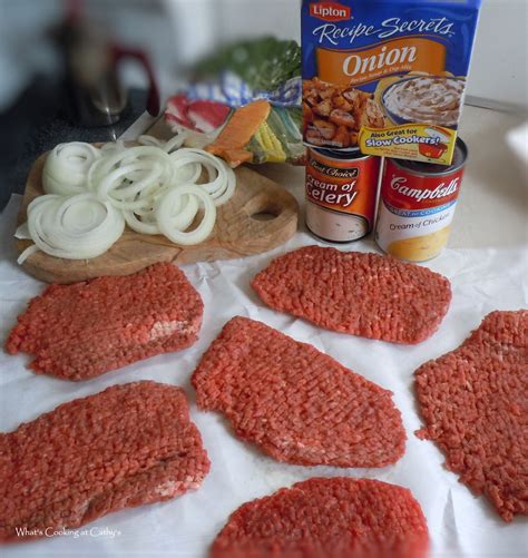 Cube Steak Cream Of Mushroom Soup Slow Cooker