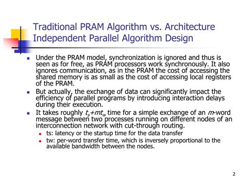 ppt lecture 8 architecture independent mpi algorithm design powerpoint presentation id 2743648