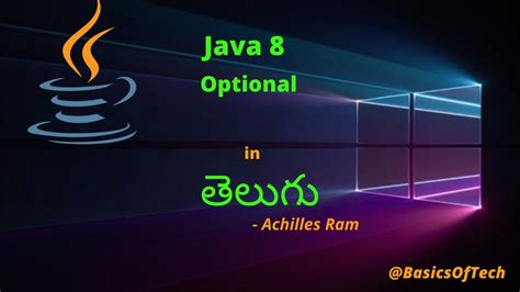 Optional Class In Java 8 YouTube