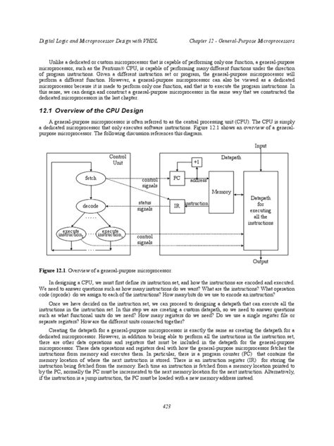 micro processor design resumen pdf instruction set central processing unit