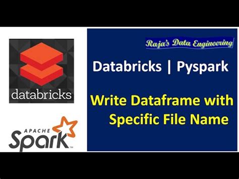 80 Databricks Pyspark Tips Write Dataframe Into Single File With