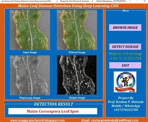 maize leaf disease detection using image processing matlab project with source code final year