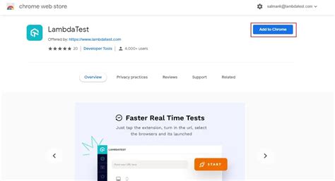 lambdatest chrome extension lambdatest