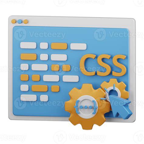 3d rendering css coding isolated useful for technology programming development coding