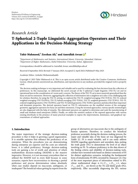 pdf t spherical 2 tuple linguistic aggregation operators and their applications in the