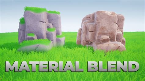 how to blend your assets with landscape unreal engine youtube