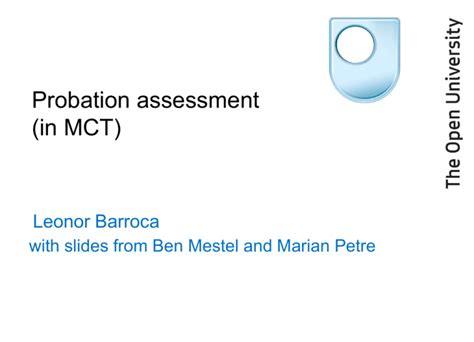 leonor barroca probation assessment mar 2014