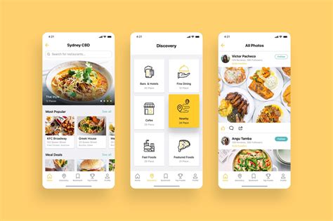 Restaurant App Ui Flutter Source Code On Behance