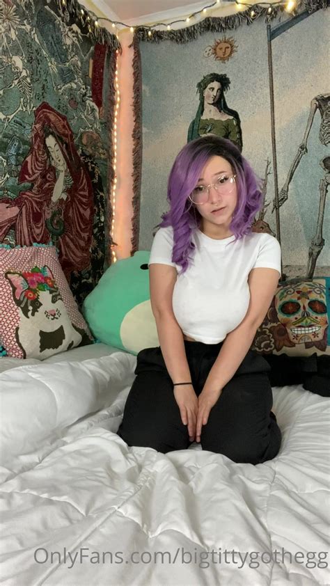 Goth Egg Big Tits Strip