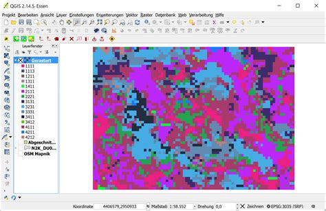 Automatically Style Raster Using Unique Values In QGIS Geographic
