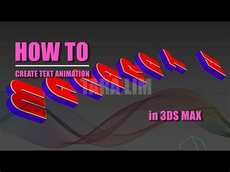 How To Create Text Animation 01 YouTube