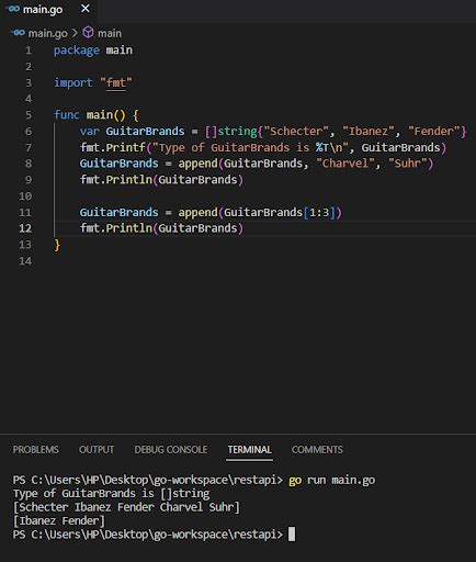 what are slices in golang