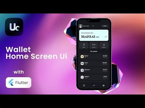 Wallet Screen UI Design With Flutter Flutter Speed Code YouTube