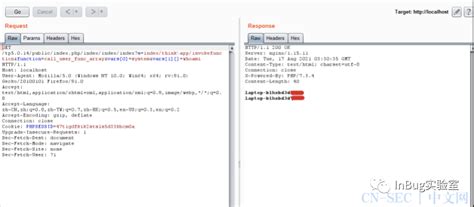 thinkphp5 rce 代码审计 cn sec 中文网