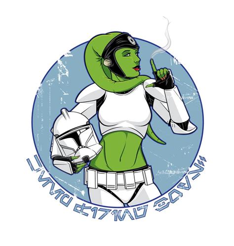 Aotc Twi Lek Pin Up Star Wars Poster Star Wars Pictures Star Wars Art
