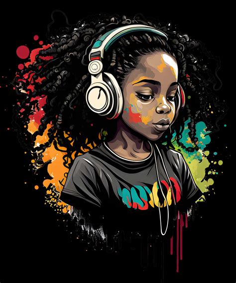 Black Girl Hip Hop Png Black Hip Hop Young Black Girl Png Downloadable File Etsy