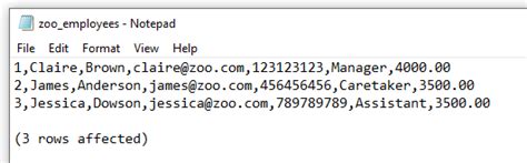 how to export data from microsoft sql server to a csv file