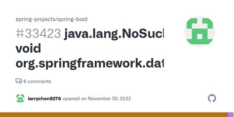 Java Lang Nosuchmethoderror Void Org Springframework Data Repository