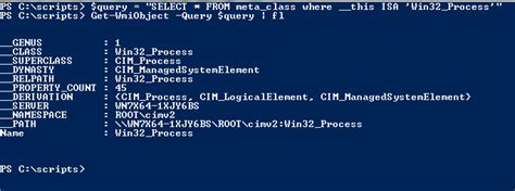 wmi query language wql schema queries · ravikanth chaganti