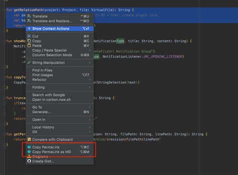 copy git link intellij ides plugin marketplace