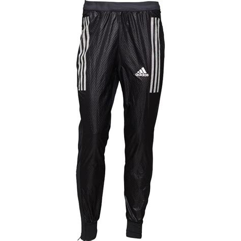 Buy Adidas Mens Adizero 3 Stripe Climalite Running Track Pants Black
