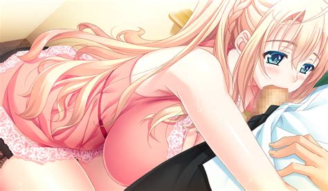 Rule 34 Atelier Kaguya Baku Ane Otouto Shibocchau Zo Bare Shoulders Blonde Hair Blue Eyes