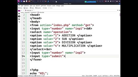 how to make a basic calculator using php html tutorial youtube
