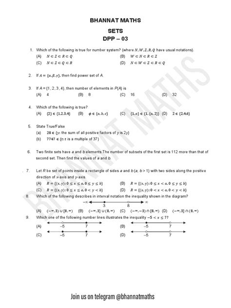 dpp 03 sets bhannat maths aman sir maths pdf pdf numbers algebra