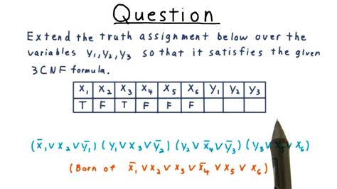 extending a truth assignment quiz gt computability complexity theory complexity youtube