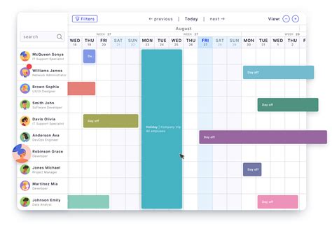 React Scheduler