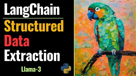 langchain structured data extraction llama 3 groq api youtube