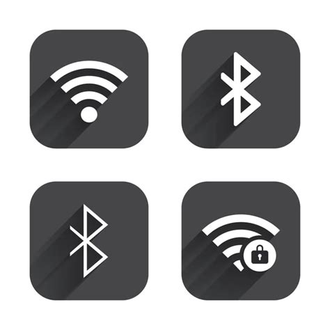 Bluetooth Square Shadow Vector Art Stock Images Depositphotos