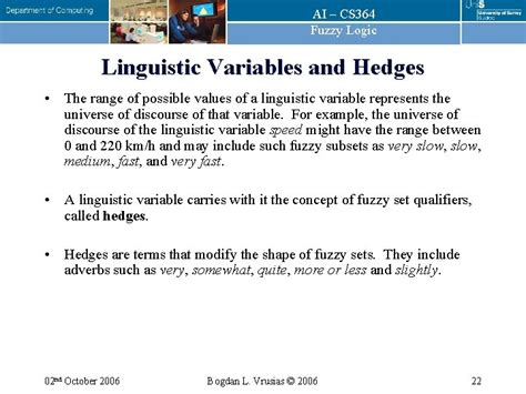 ai cs 364 fuzzy logic introduction to fuzzy