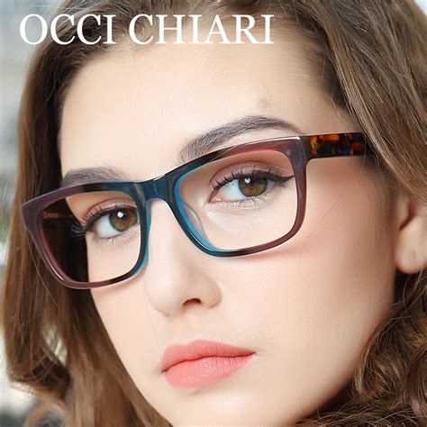 Occi Chiari High Quality Acetate Eyewear Prescription Glasses Optical Glasses Clear Eyeglass