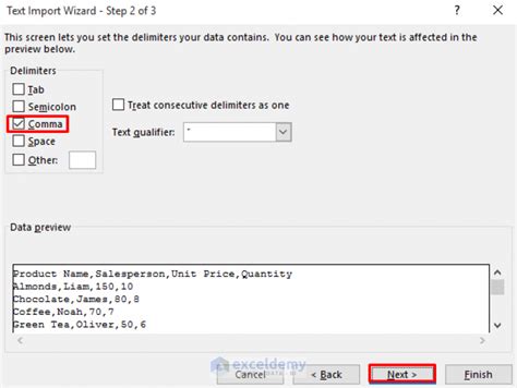how to open csv file with columns in excel 3 easy ways exceldemy