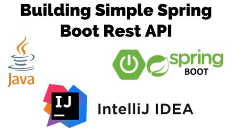 building simple spring boot rest api intellij idea quick beginner guide youtube
